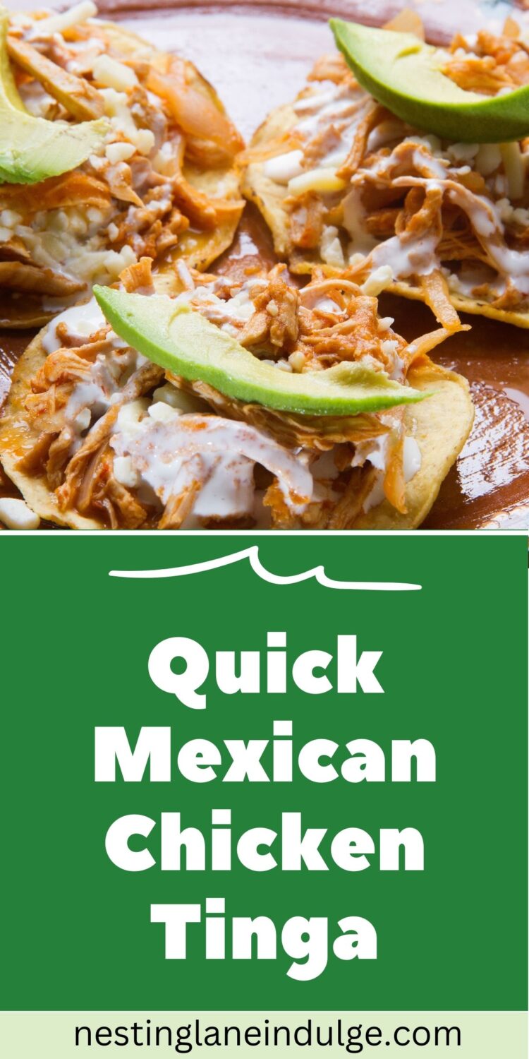 Quick and Easy Mexican Chicken Tinga - Nesting Lane Indulge