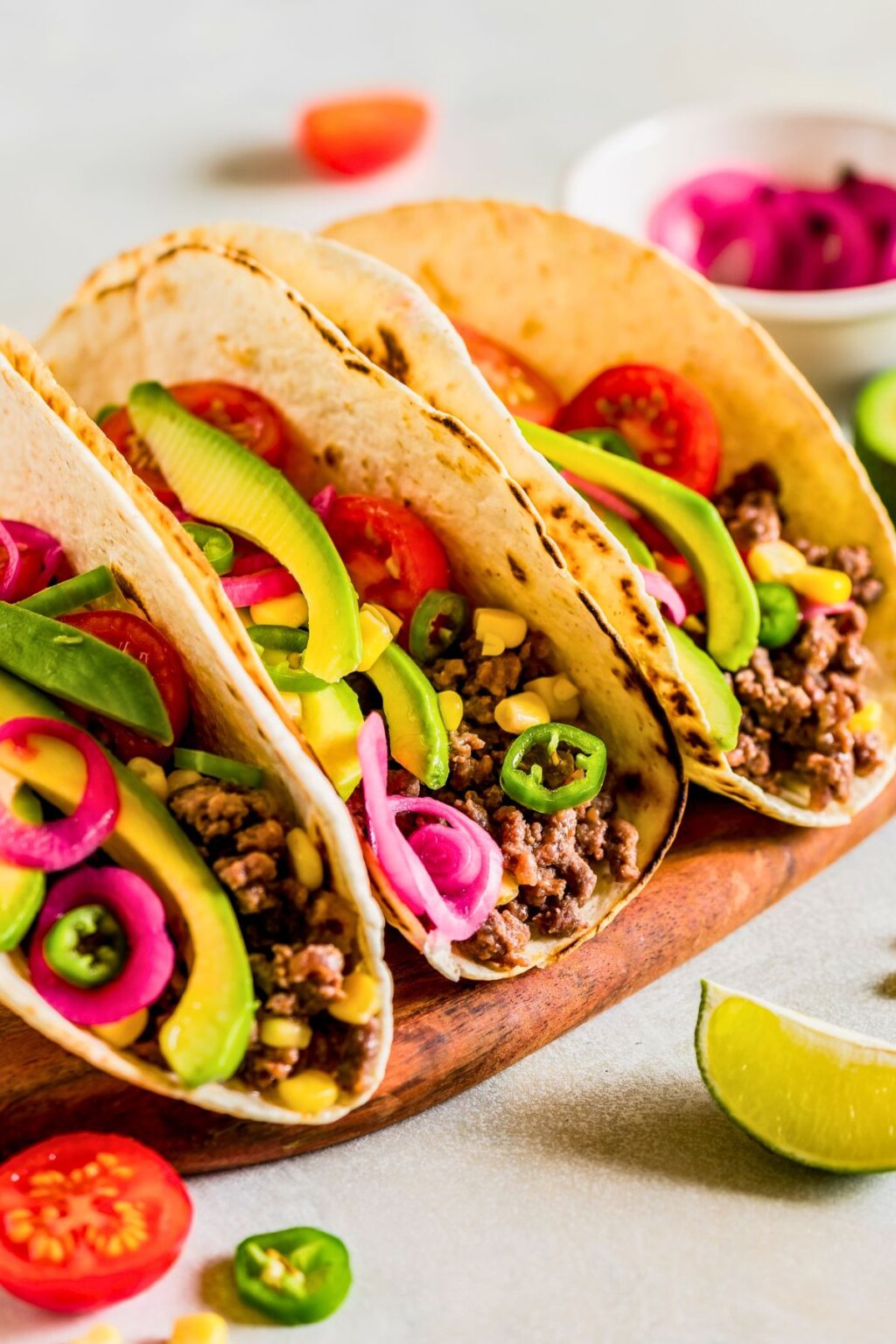 Easy and Delicious Ground Pork Tacos - Nesting Lane Indulge