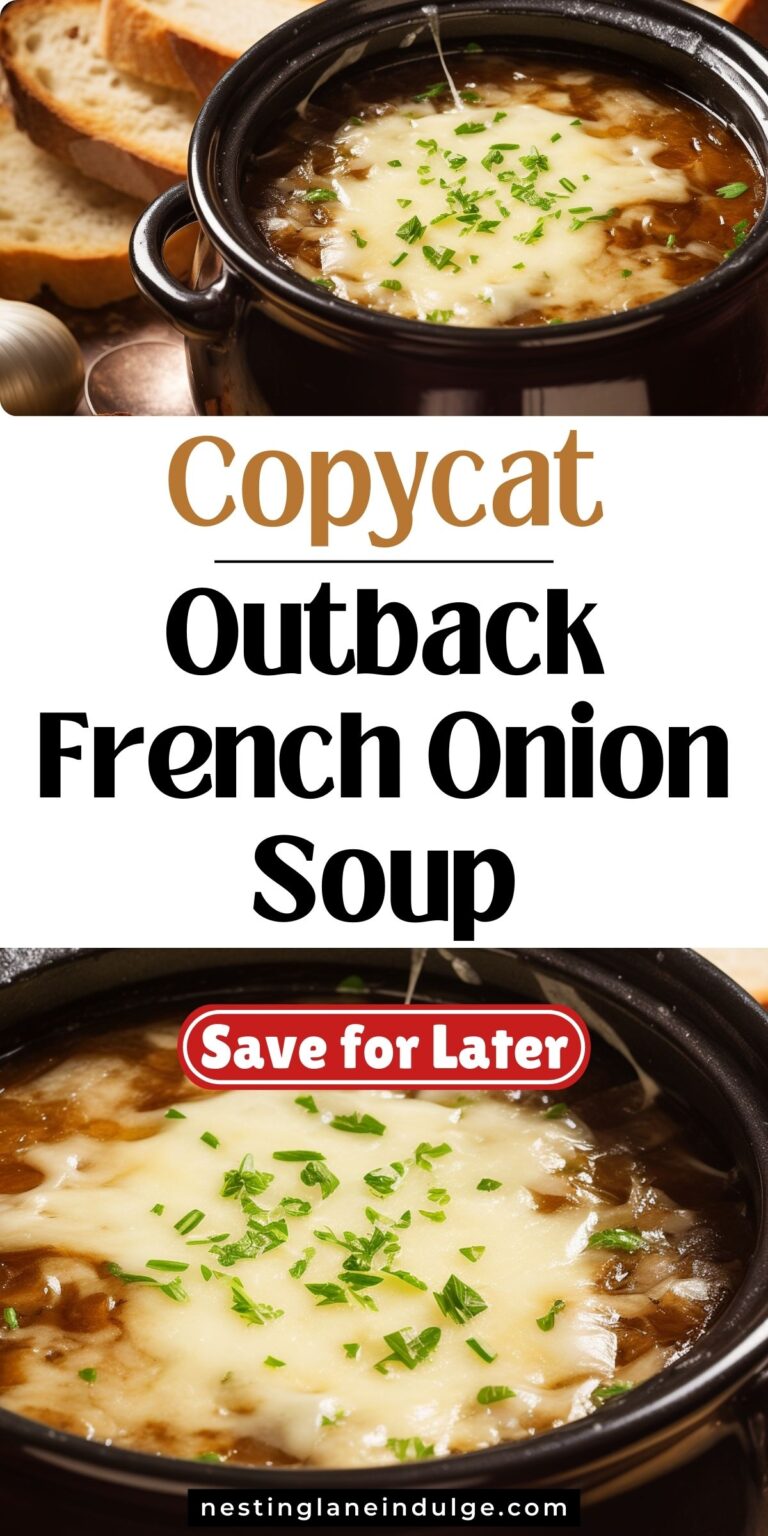 Copycat Outback French Onion Soup - Nesting Lane Indulge